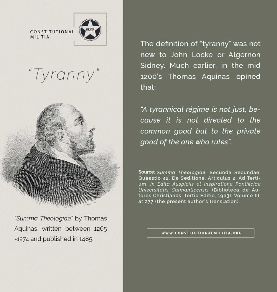 “Usurpation” and “Tyranny” | Constitutional Militia